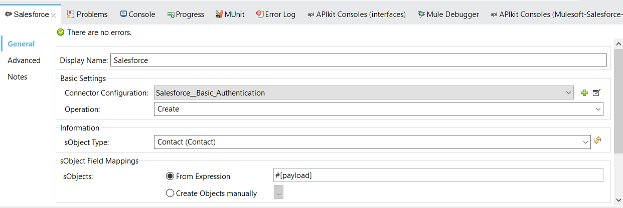 MuleSoft, Salesforce POST - DZone